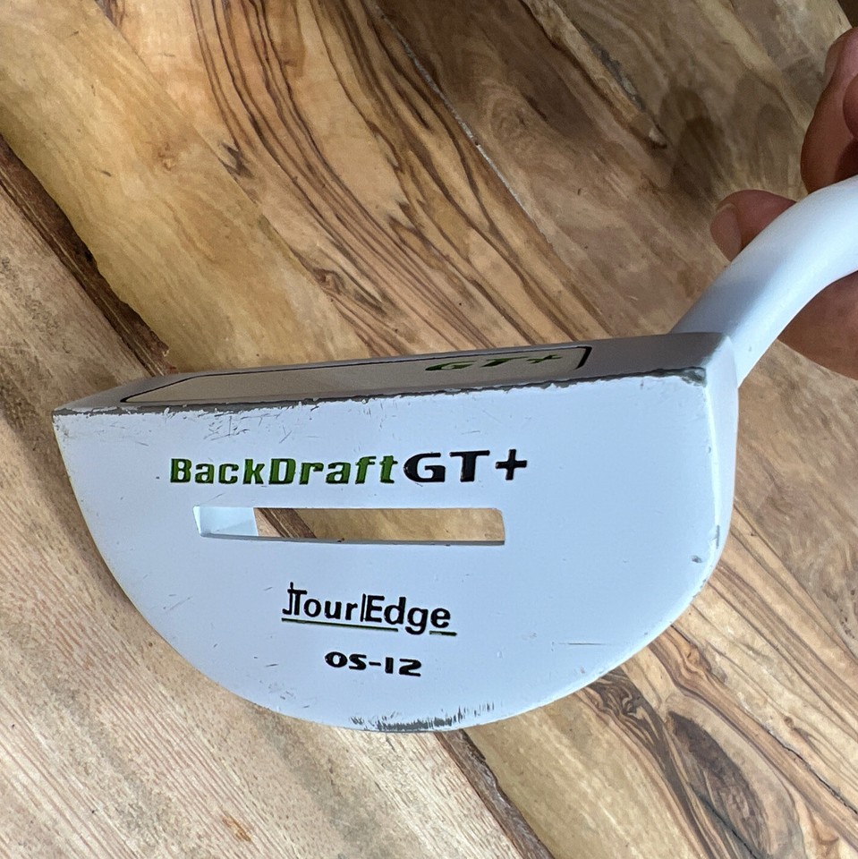 Tour Edge BackDraft GT+ OS-12 RH Mallet Putter Steel Shaft ~35" Jumbo ...