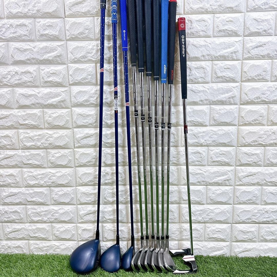 Callaway XR Club Set 1W 3W HY 6-9i Pw Sw PT 10pc RH Graphite & Steel ...