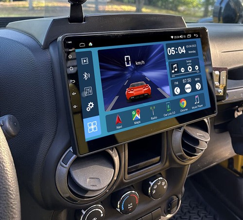 10.1" Android Car Stereo Radio GPS Navi Carplay For Jeep Wrangler JK ...