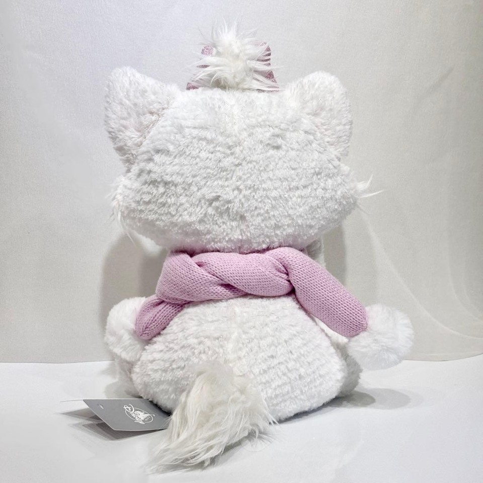 Disney Marie Plush Toy Pink Shiny Winter Collection Used Rare | eBay
