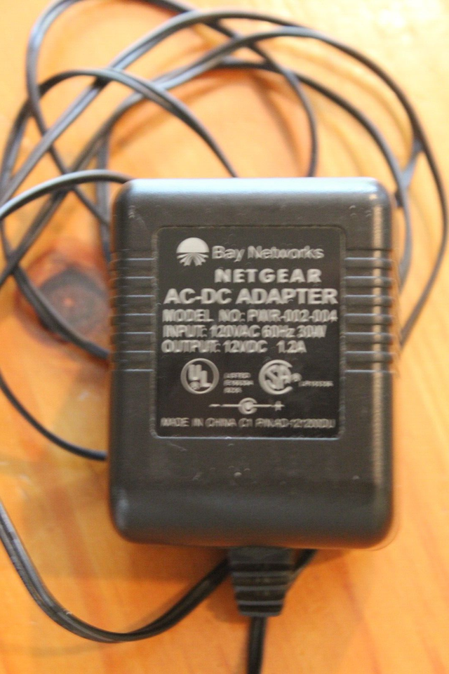 Bay Networks Netgear AC-DC Power Adapter Model PWR-002-004 | eBay