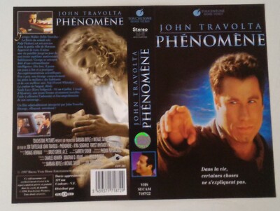 JAQUETTE VHS - TOUCHSTONE - PHENOMENE (1997) ** ORIGINALE | eBay