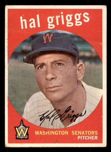 1959 Topps Baseball #434 Hal Griggs PR (Filler) *RC1 | eBay