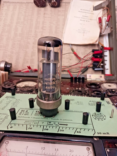 4699 EL6 TUBE PHILIPS DISK GETTER COPPER ROD n826 | eBay