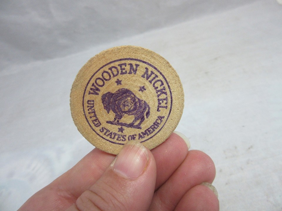 Wooden nickel advertising Bettman's Pharmacy. Dayton, OH | eBay