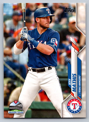 2020 Topps #645 Jeff Mathis Texas Rangers Baseball Card | eBay