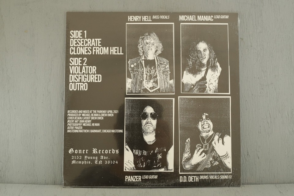 TOTAL HELL s/t GONER 2021 Punk Heavy Metal LP sealed VINYL Record NEW ...