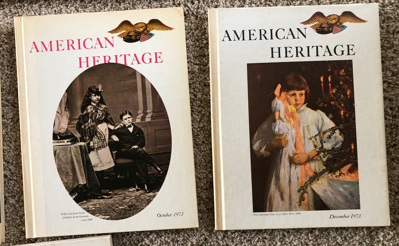 13 issues- American Heritage Hardcover History Magazine from 1972 1973 ...