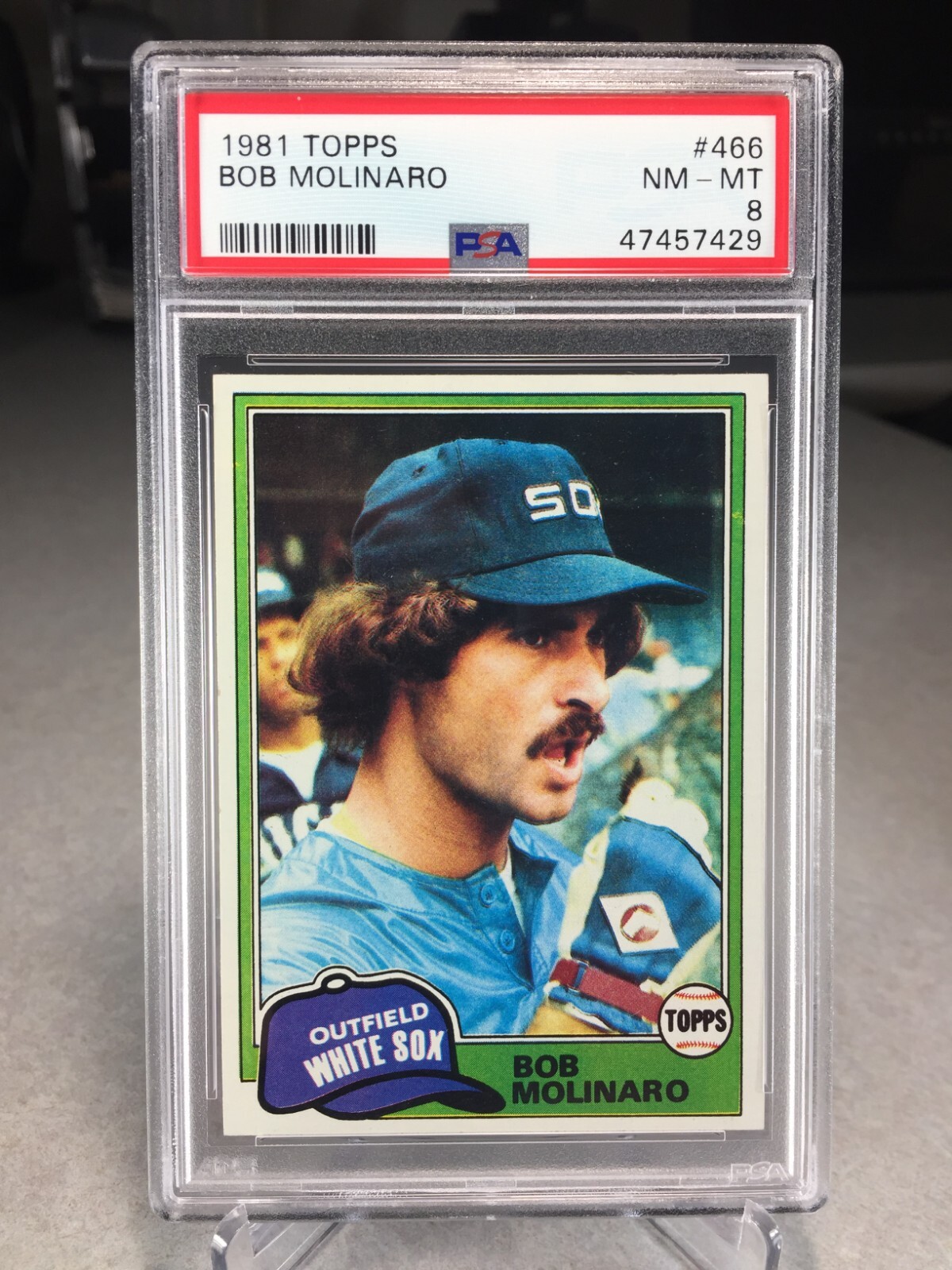 1981 Topps Bob Molinaro #466 - PSA 8 - Chicago White Sox | eBay