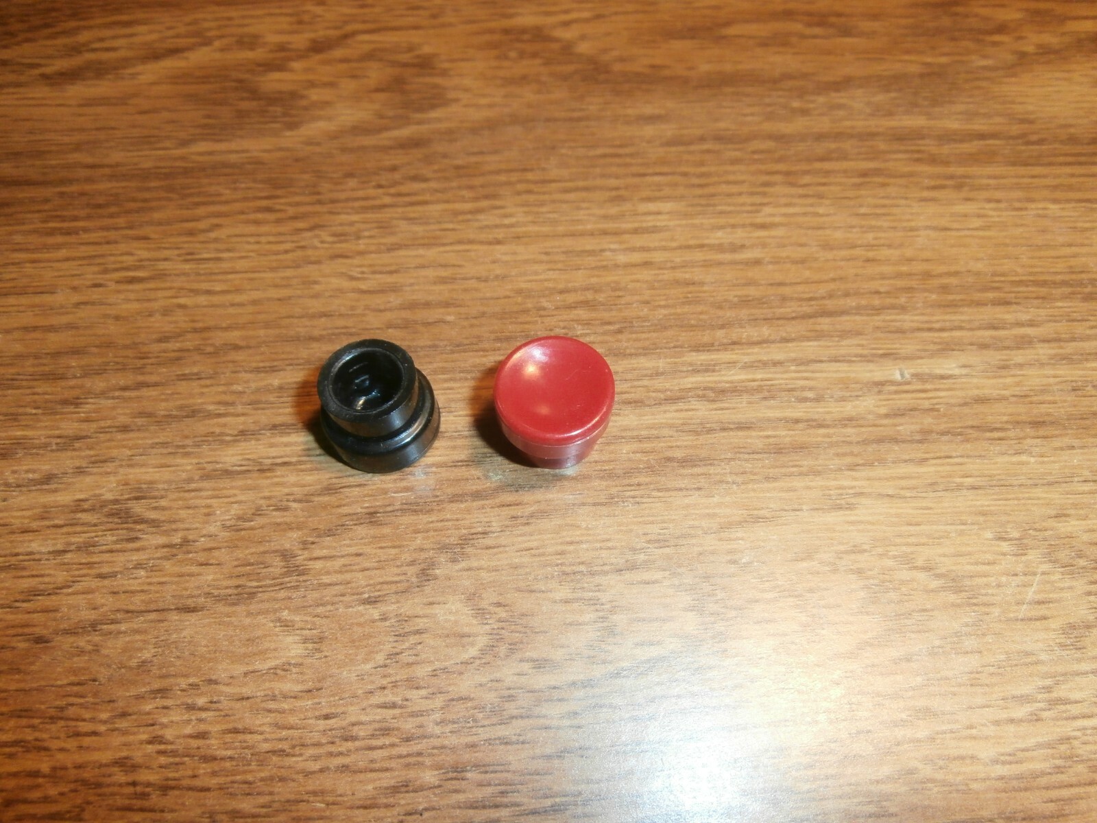 PUSH BUTTON SWITCH CAP COVER 1 RED + 1 BLACK,NOS | eBay