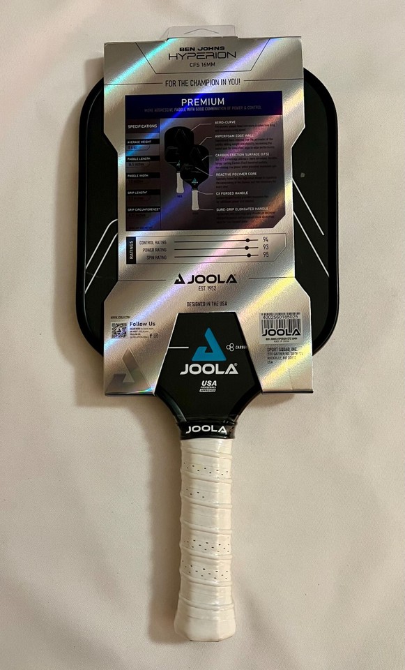 JOOLA Hyperion Pro 16mm Pickleball Racquet - Black NEW | eBay