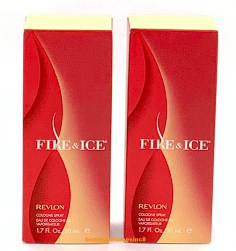Lot of 2 Pcs - Fire and Ice Perfume by Revlon 1.7 oz Cologne Spray ...