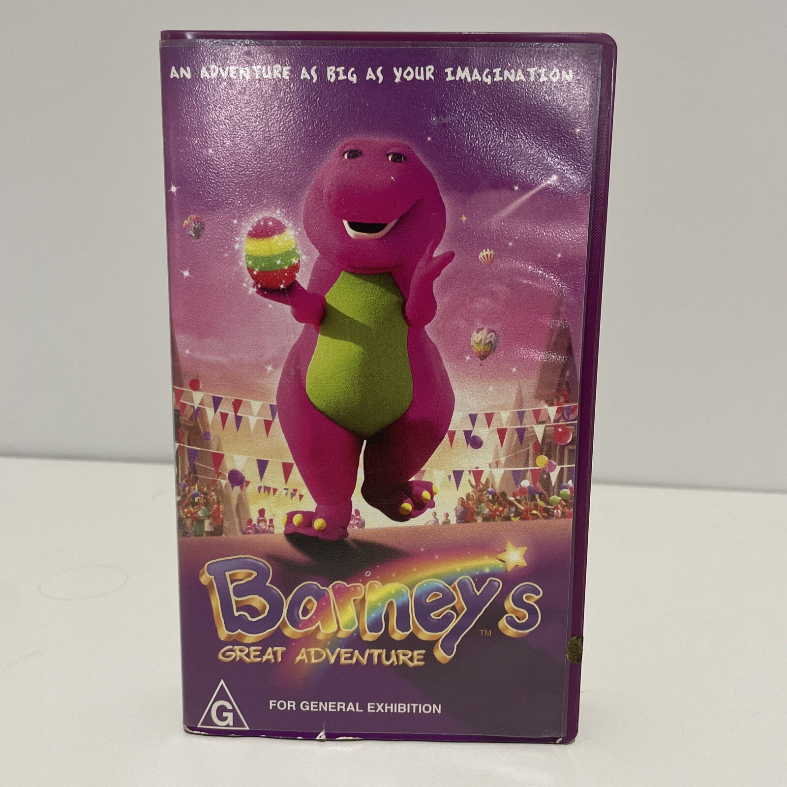 BARNEY ~ BARNEY'S GREAT ADVENTURE ~ RARE VHS VIDEO | eBay