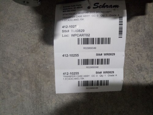 Transfer Case Part Time 4WD Fits 21-22 BRONCO SPORT 2969349 | eBay