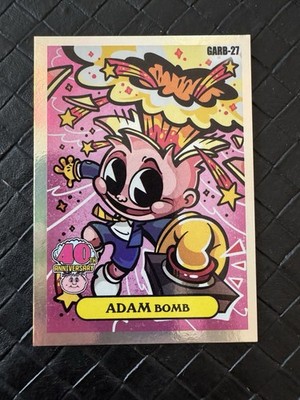 2025 Garbage Pail Kids 40th Homage Garb-27 Adam Bomb | eBay