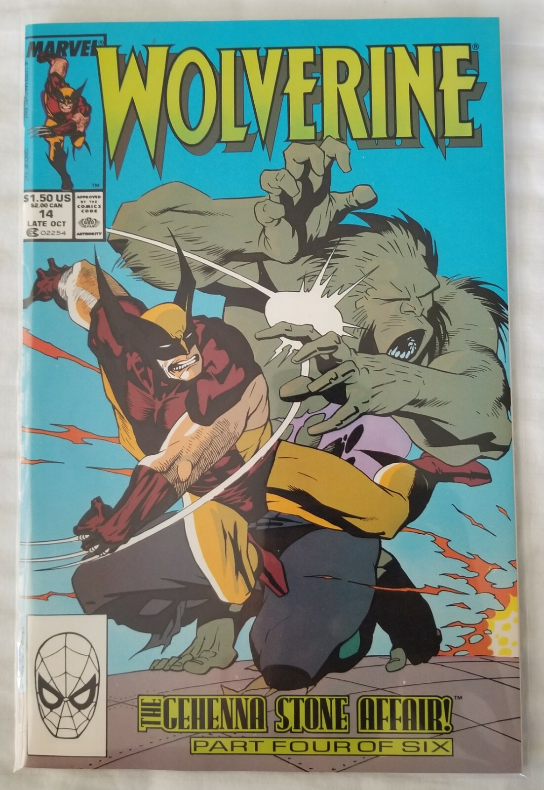 Marvel Comics WOLVERINE #14 The Gehenna Stone Affair Part 4 of 6 Near ...