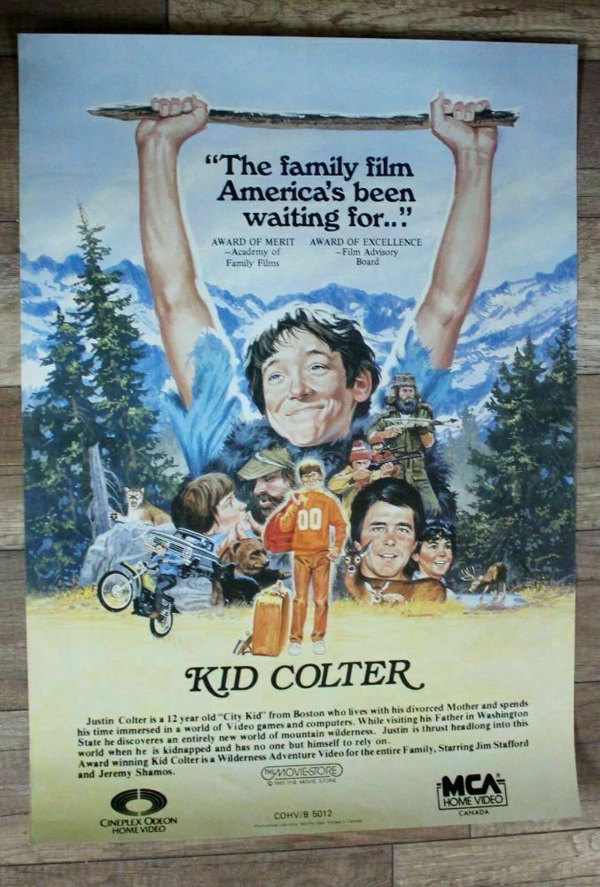 Kid Colter 1984 Mountain Man Wilderness Cineplex Movie Video PROMO ...