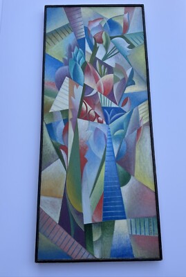 Large painting Abstract Colorful Cubist Cubism Modernism Expressionism ...