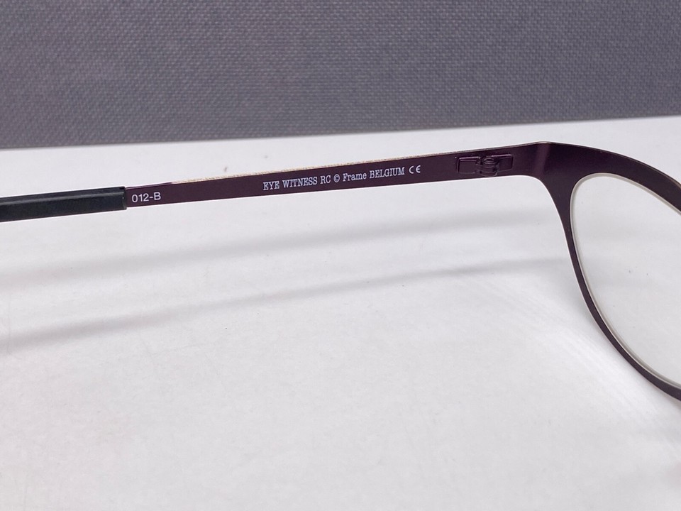 Theo Eyeglasses Frames Woman Purple Gold Square Oval RC Eye Witness ...