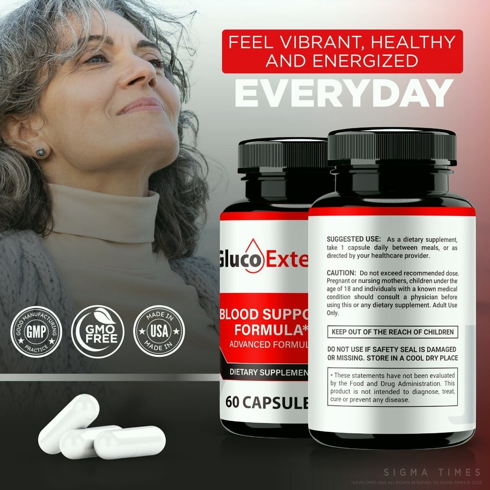Gluco Extend Blood Support Pills, GlucoExtend for Blood Sugar ...