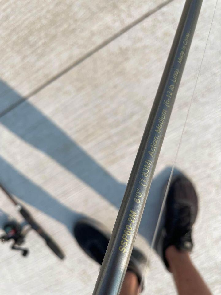 Shakespeare Synergy Rod & Reel Cast Spinning Fishing Reel Pole | eBay