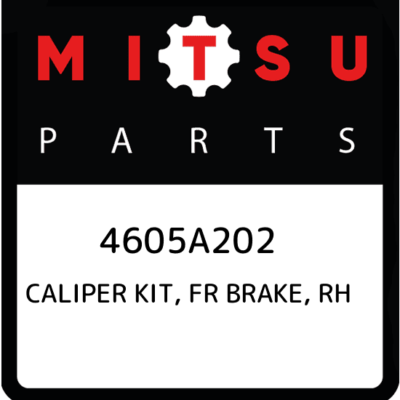 4605A202 Mitsubishi Caliper kit, fr brake, rh 4605A202, New Genuine OEM ...