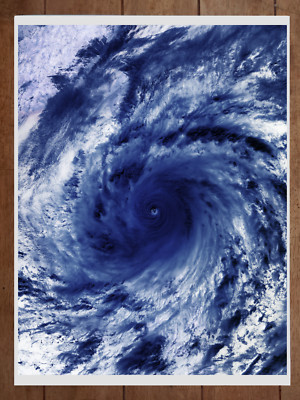 Tropical Cyclone Hurricane Original from NASA Poster 18x24in | eBay