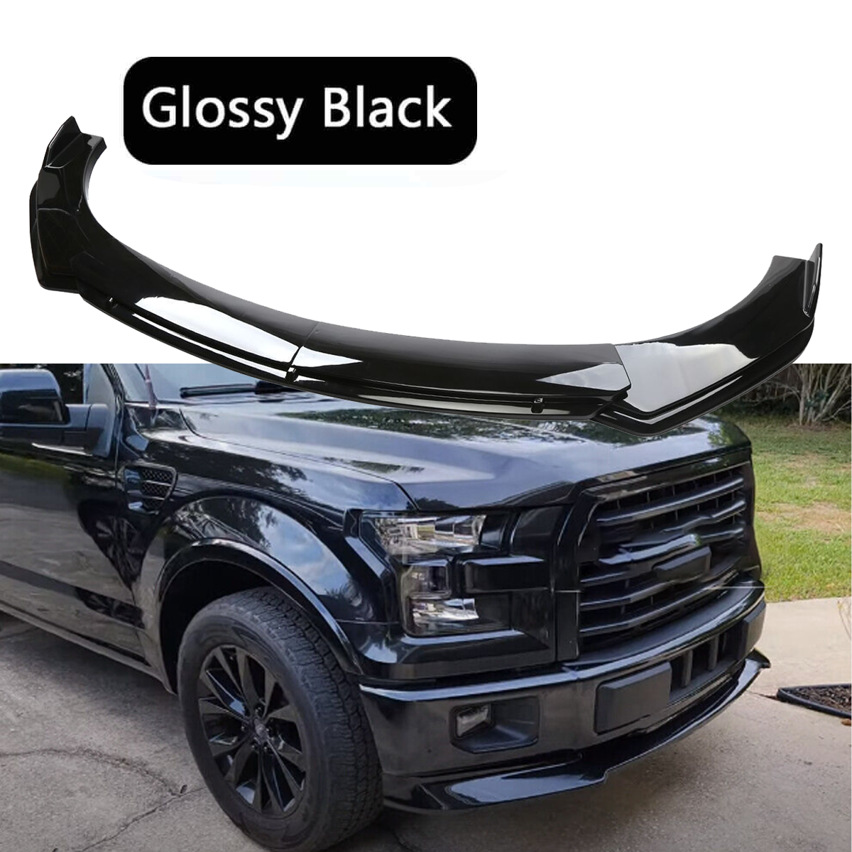 For Ford F150 F-150 Truck Car Front Bumper Lip Spoiler Splitter Kit ...