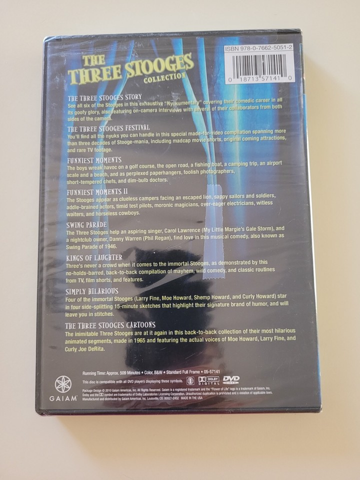 The Three Stooges Collection DVD 2010 2 Disc Set video 8 features ...