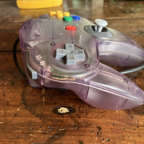 MINT Atomic Purple Controller Nintendo 64 N64 Authentic OEM Clear ...
