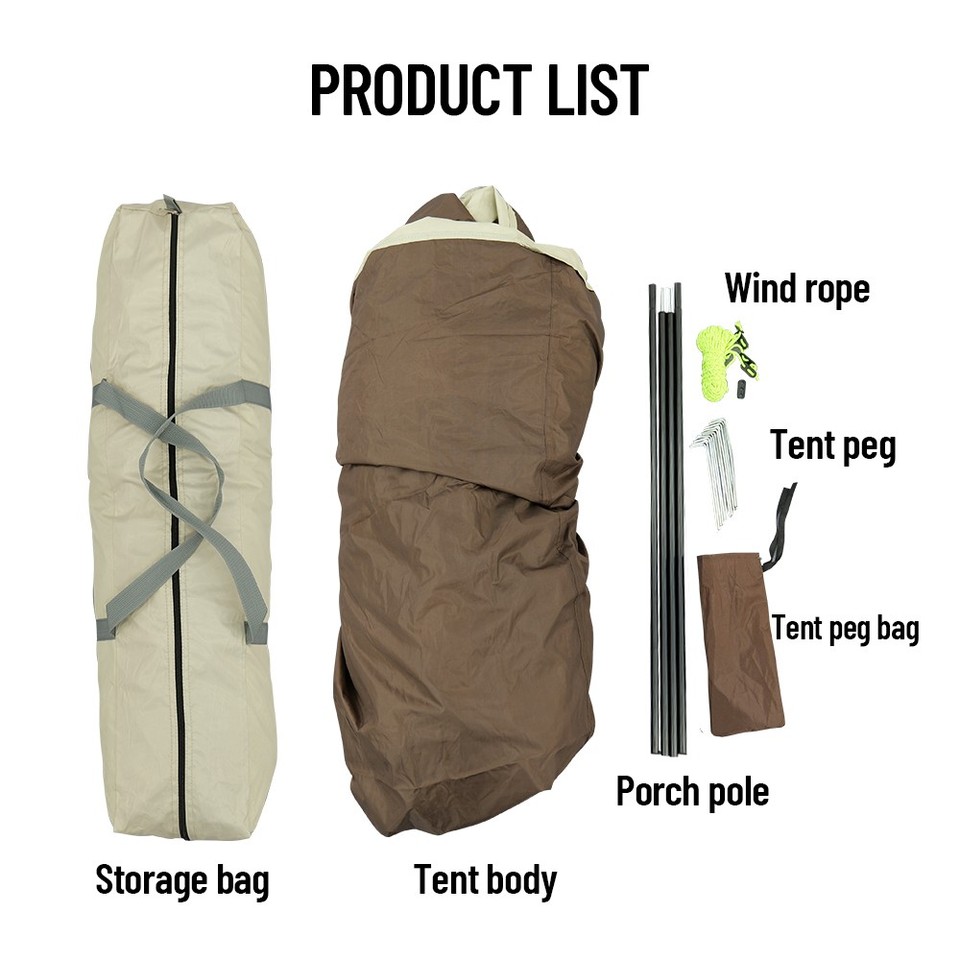 Automatic Instant Outdoor Camping Tent Camping Tent, Quick Setup Zipper ...