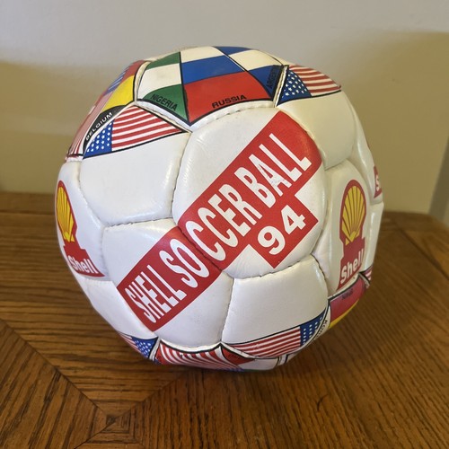 1994 WORLD CUP SOCCER BALL — SHELL GAS STATION PROMO — VINTAGE ...