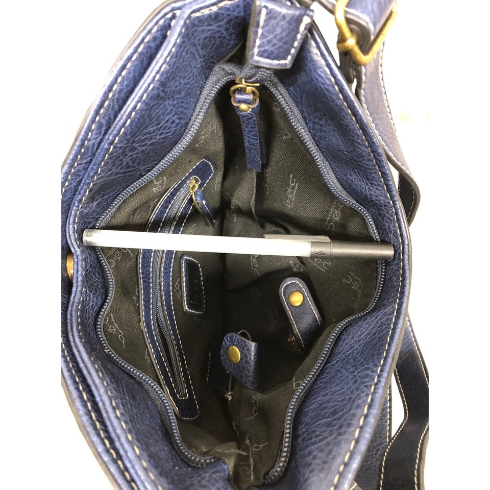 BOC Crossbody Shoulder Bag Purse Blue Born Concept Faux Leather | eBay