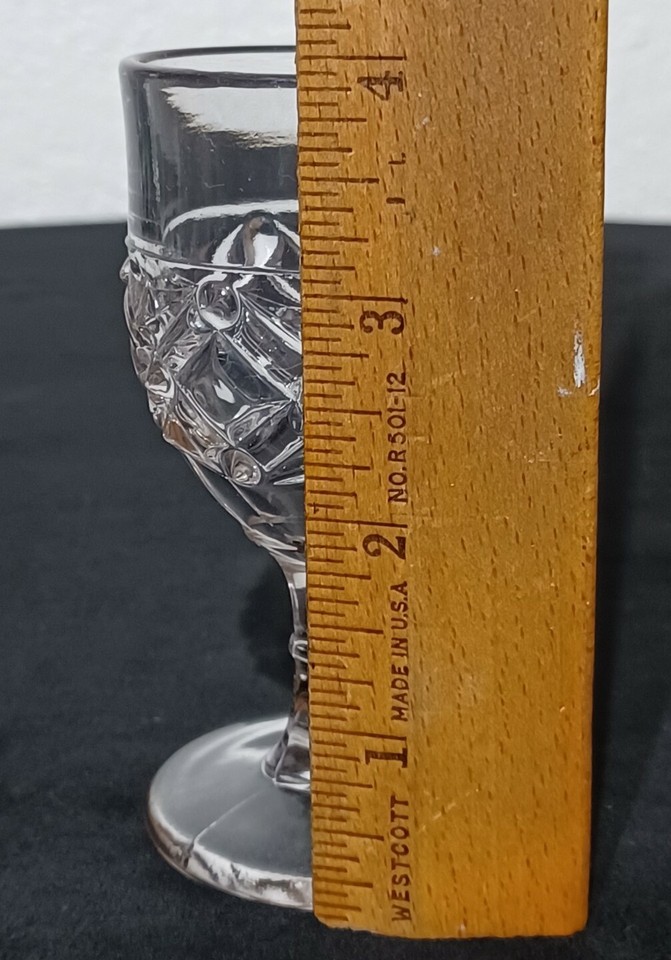 EAPG Gem AKA :Nailhead Goblet Bryce Higbee Glass Co Wine Goblet Glass 4 ...