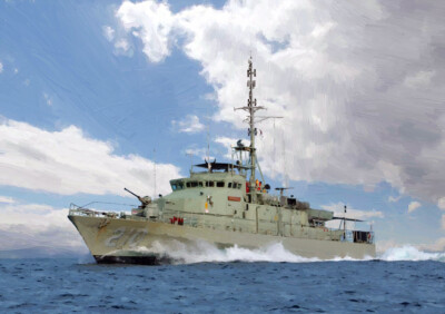 HMAS CESSNOCK - LIMITED EDITION ART (25) | eBay UK