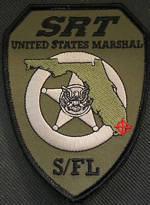 US Marshals Service - SDofFL “SRT” SecondGEN OD +hook version patch-Very Rare | eBay