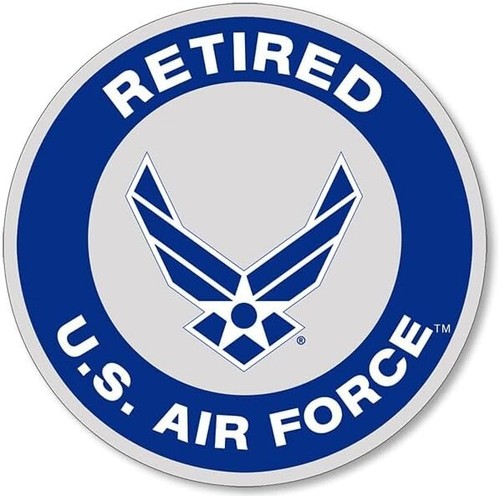 3 inch Magnetic Round U.S. Air Force RETIRED MAGNET (Ret US Vinyl Car) USAF Lic. | eBay