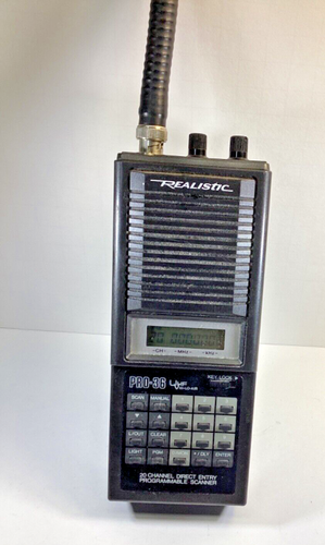 Realistic 20-137 PRO-36 Scanning Receiver 20 Channel Direct Entry ...