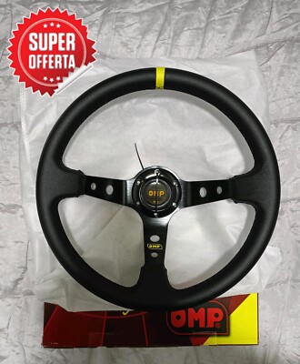 VOLANTE OMP A CALICE IN PELLE | eBay