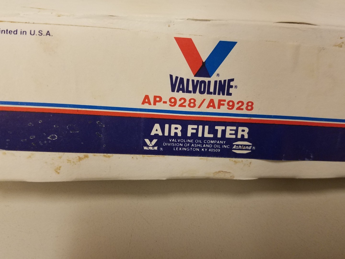LOT OF 3 New Valvoline AP928 AF928 Air Filters | eBay