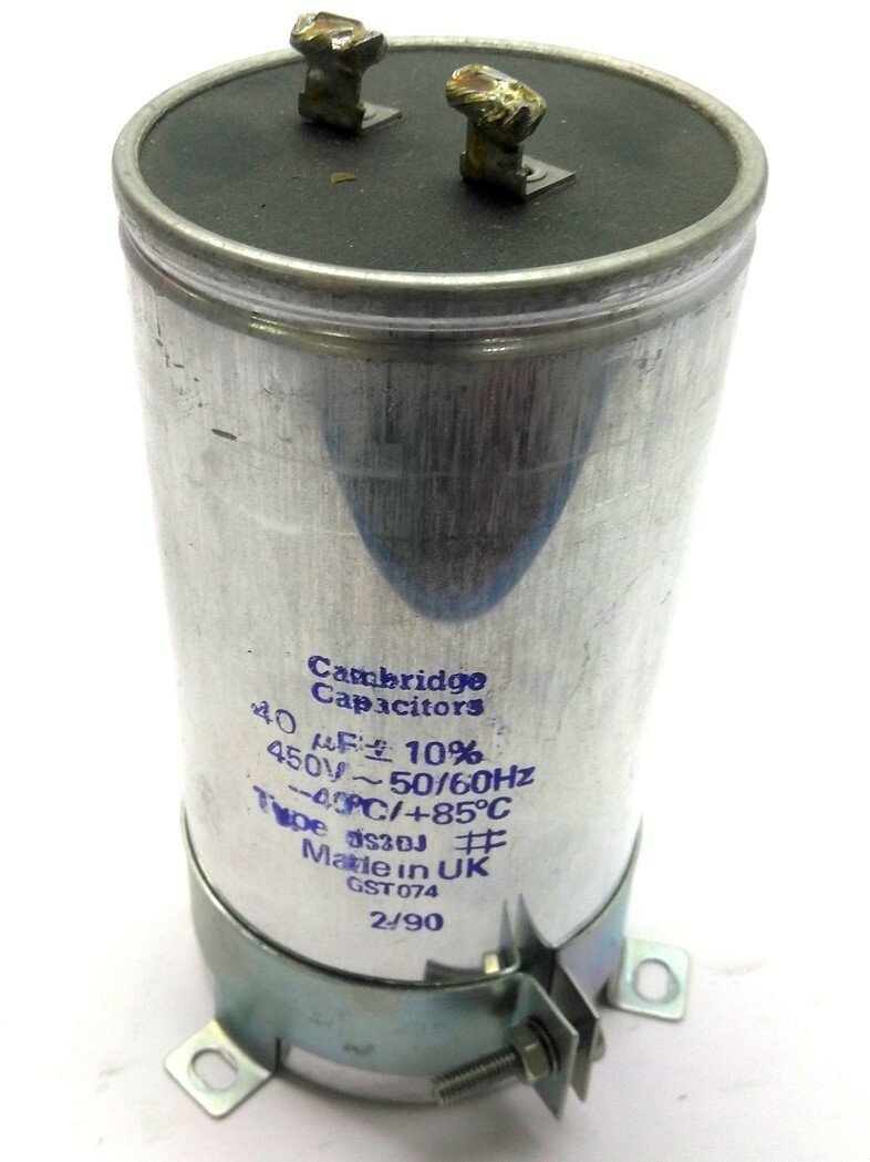 Cambridge Capacitors DS3DJ Electrolytic Capacitors 40uF ±10, 450VAC 50 ...
