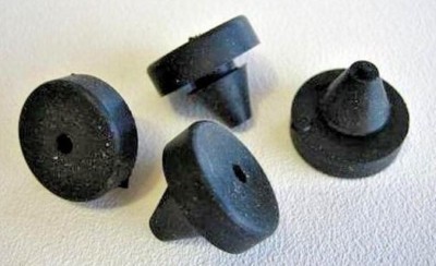 GM Rubber Hood Stops Rubber Bumpers 5/8" Top Head (qty 4) 5/16" Hole | eBay