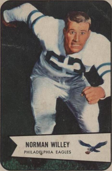 1954 Bowman Norm Willey #21 for sale | eBay
