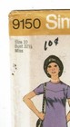Simplicity # 9150 VTG Dress with length & Sleeve Variations Pattern Sz ...