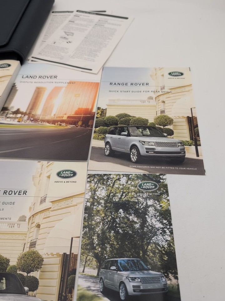 2016 RANGE ROVER OWNERS MANUAL SET HANDBOOK HSE Autobiography SV SC ...