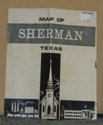 1970's Street Map of Sherman, Texas with pictures | eBay