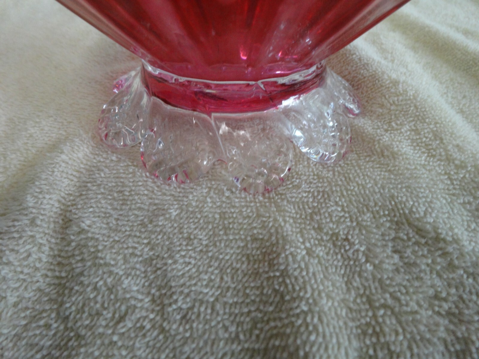 Pink Lead Crystal Vase Handcrafted in Canada Riekes Chalet | eBay