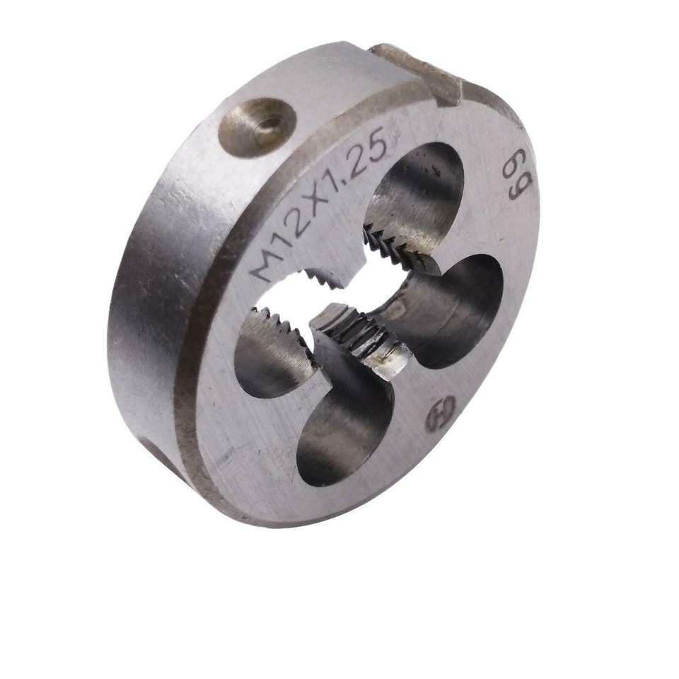 HSS M12 x 1.25mm Taper & Plug Tap & M12 x 1.25mm Die Metric Thread ...