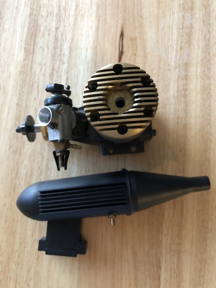 HP .61 Gold Cup RC Airplane ENGINE WITH MUFFLER | eBay