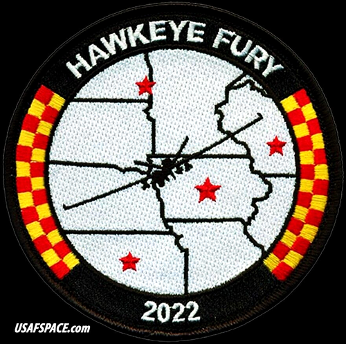 USAF 124TH ATTACK SQ -124 ATKS- MQ-9 REAPER UAV-HAWKEYE 2022- IOWA ANG ...